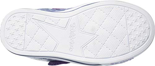 Skechers Kids Girls Sparkle LITE-Unicorn Craze Sneaker, Denim/Lavender, 2 Little Kid