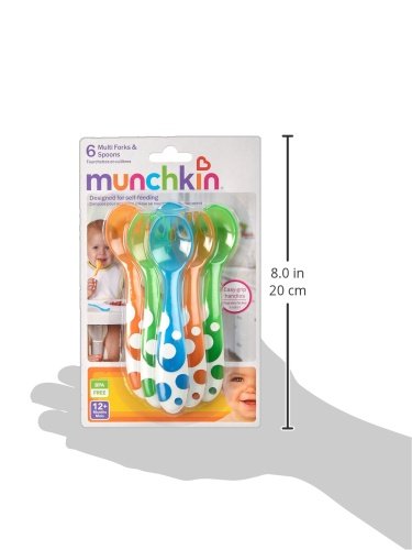 Munchkin Multi Toddler Forks and Spoons, 6 Pack