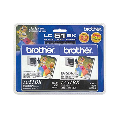 Brother MFC-3360C Black Ink Cartridge Twin Pack Standard Yield (2x 500 Yield)