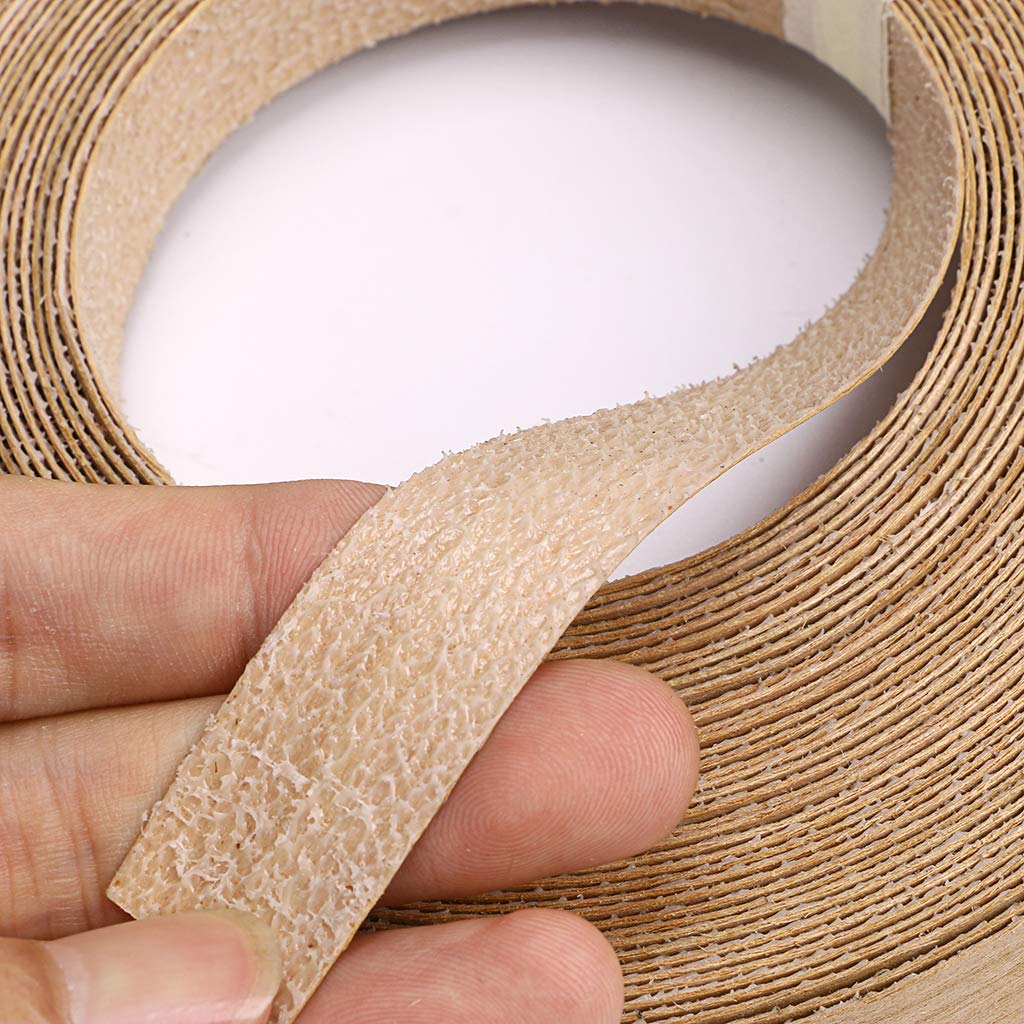 Skelang Cherry 3/4" x 50' Roll Wood Veneer Edge Banding Preglued Iron-On with Hot Melt Adhesive Edgebanding Flexible Wood Tape