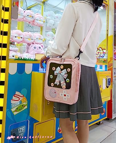 Eien Kaliforua Ita Bag Cute Game Console Design Ita Bag Ladies 3 Way Ita Bag New Cartoon Kawaii Backpack