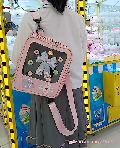 Eien Kaliforua Ita Bag Cute Game Console Design Ita Bag Ladies 3 Way Ita Bag New Cartoon Kawaii Backpack