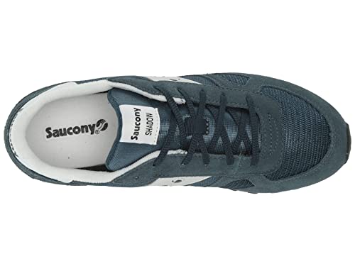 Saucony Shadow Original Sneaker, Navy/Grey, 2 US Unisex Big Kid