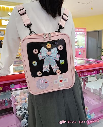 Eien Kaliforua Ita Bag Cute Game Console Design Ita Bag Ladies 3 Way Ita Bag New Cartoon Kawaii Backpack
