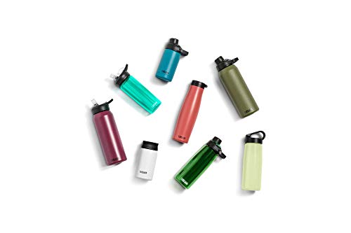 CamelBak Hot Cap Travel Mug, Insulated Stainless Steel, Perfect for taking coffee or tea on the go - Leak-Proof when closed - 20 oz, Moss