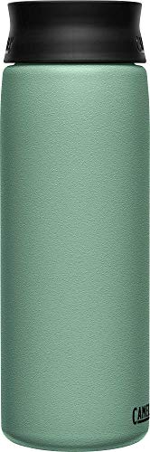 CamelBak Hot Cap Travel Mug, Insulated Stainless Steel, Perfect for taking coffee or tea on the go - Leak-Proof when closed - 20 oz, Moss