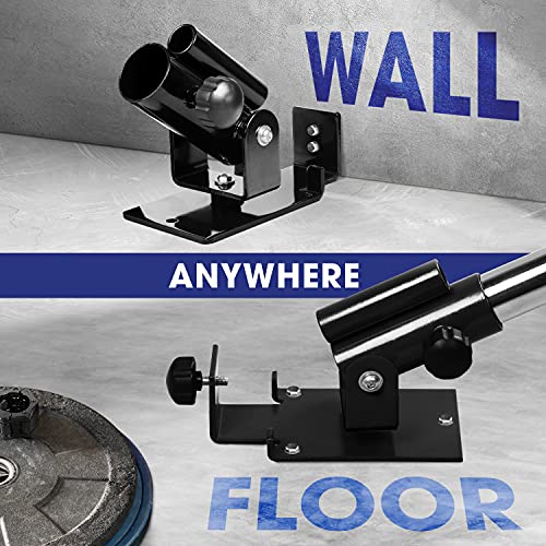 Yes4All Deluxe T-Bar Row Platform - Landmine Row Handle Full 360° Swivel & Easy to Install – Fits Perfectly 1” and 2” Barbell (Black)