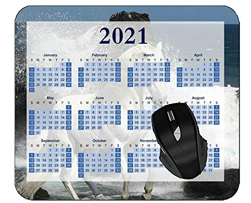 2021 Calendar Mousepads Animal Horse Reef Surf Office Mouse Pad