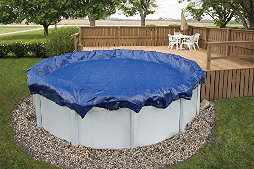 Blue Wave BWC908 Gold 15-Year 24-ft Round Above Ground Pool Winter Cover,Royal Blue