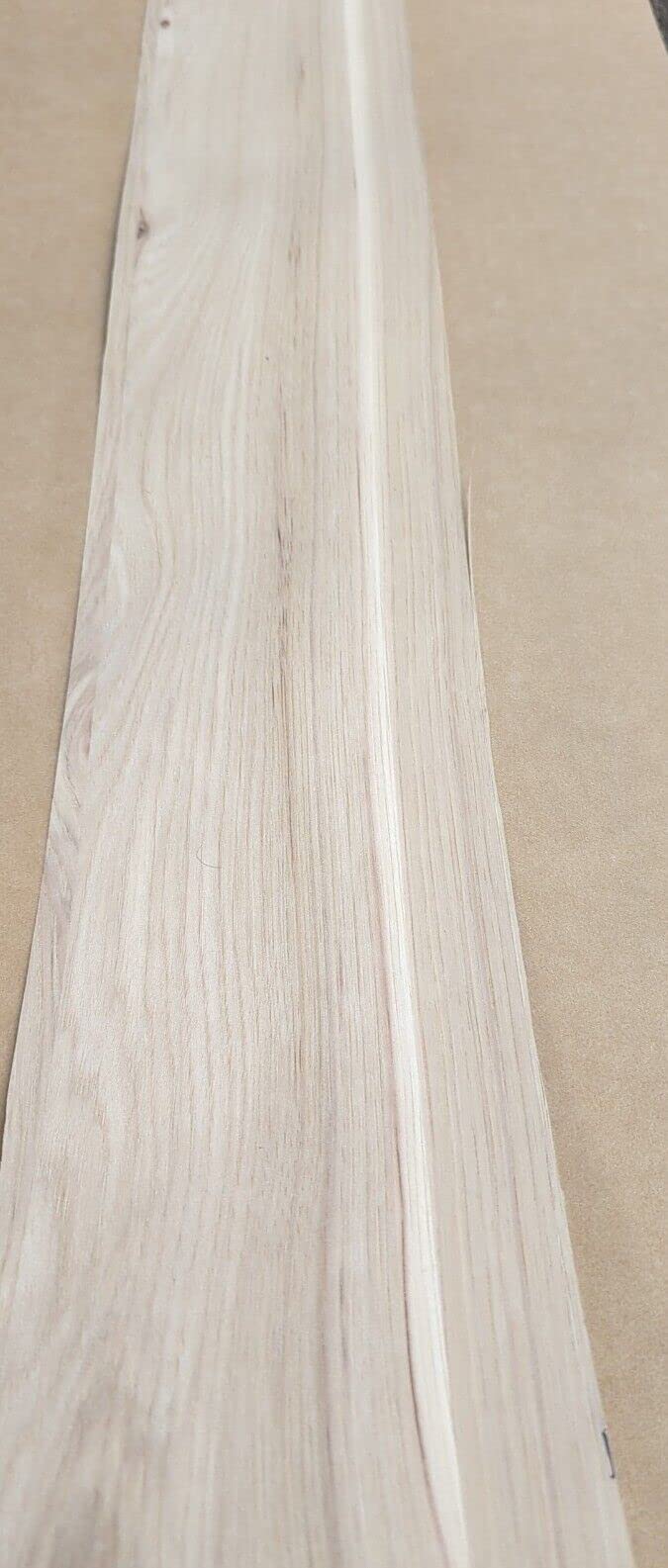 Hickory Rustic Planked Knotty Pecan Wood Veneer 6" x 49" on Paper Backer 1/32"