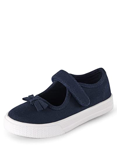 Gymboree Girls and Toddler Girls Mary Jane Sneaker,Navy,2 Years