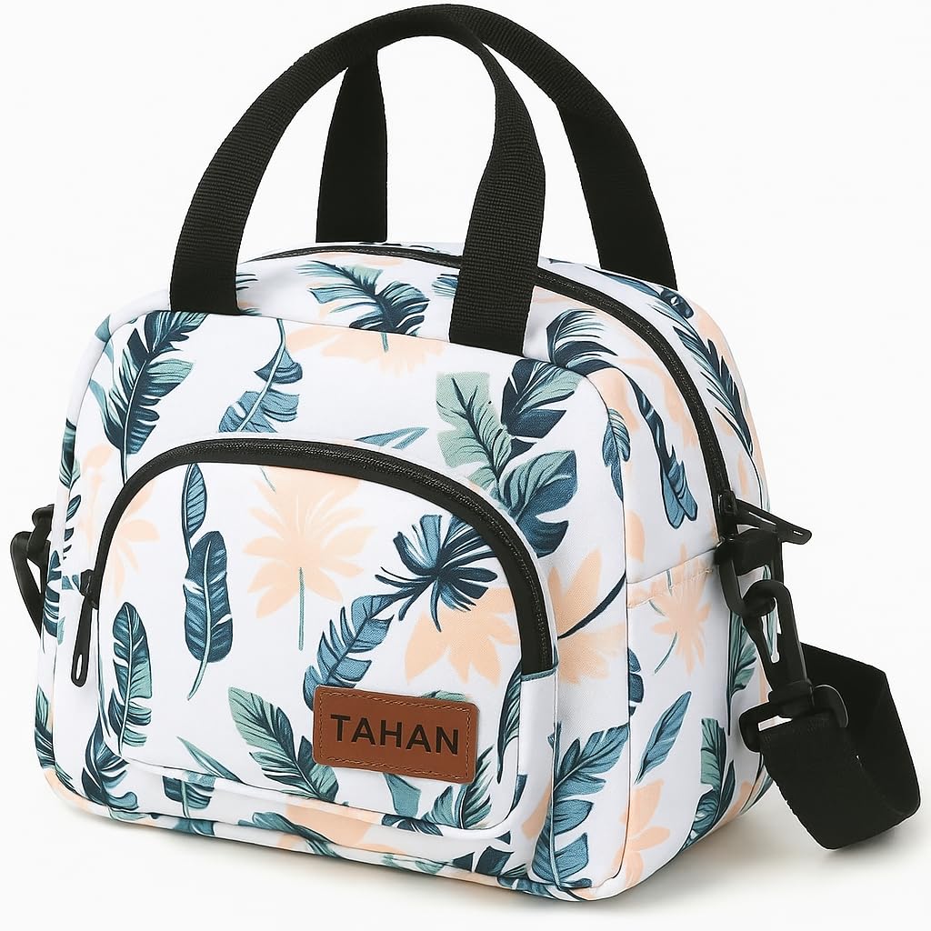 TAHAN Insulated Lunch Box For Girls Small Lunch Bag Adult Women Work Kawaii Lunch Tote For Teen School Cute Compact Lunch Pail For Kids Keep Warm Lunch Pale For Ladies Teacher