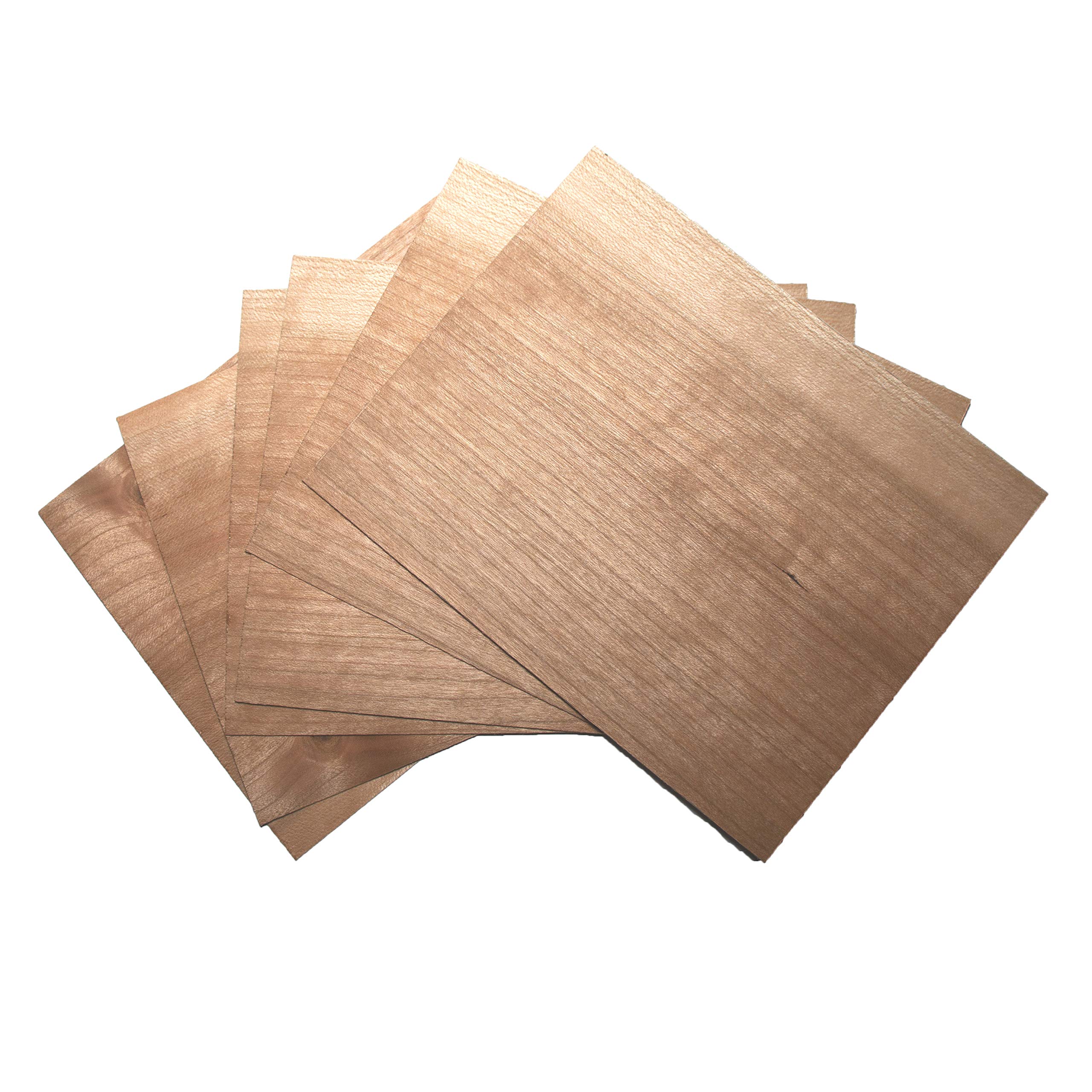 Unfinished PSA Cherry Veneer Pack | Thin Wood Sheets for Laser Cutter, DIY Wedding Decor, Painting Signs