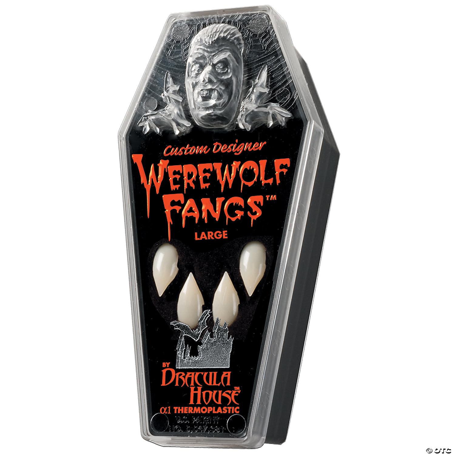 Morris Costumes Werewolf Fangs