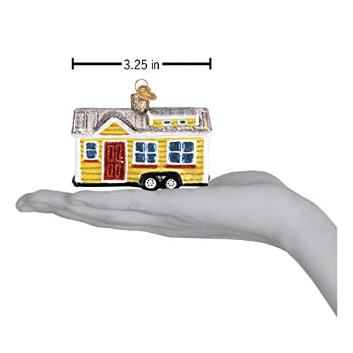 Old World Christmas Home Gifts Glass Blown Ornaments for Christmas Tree Tiny House