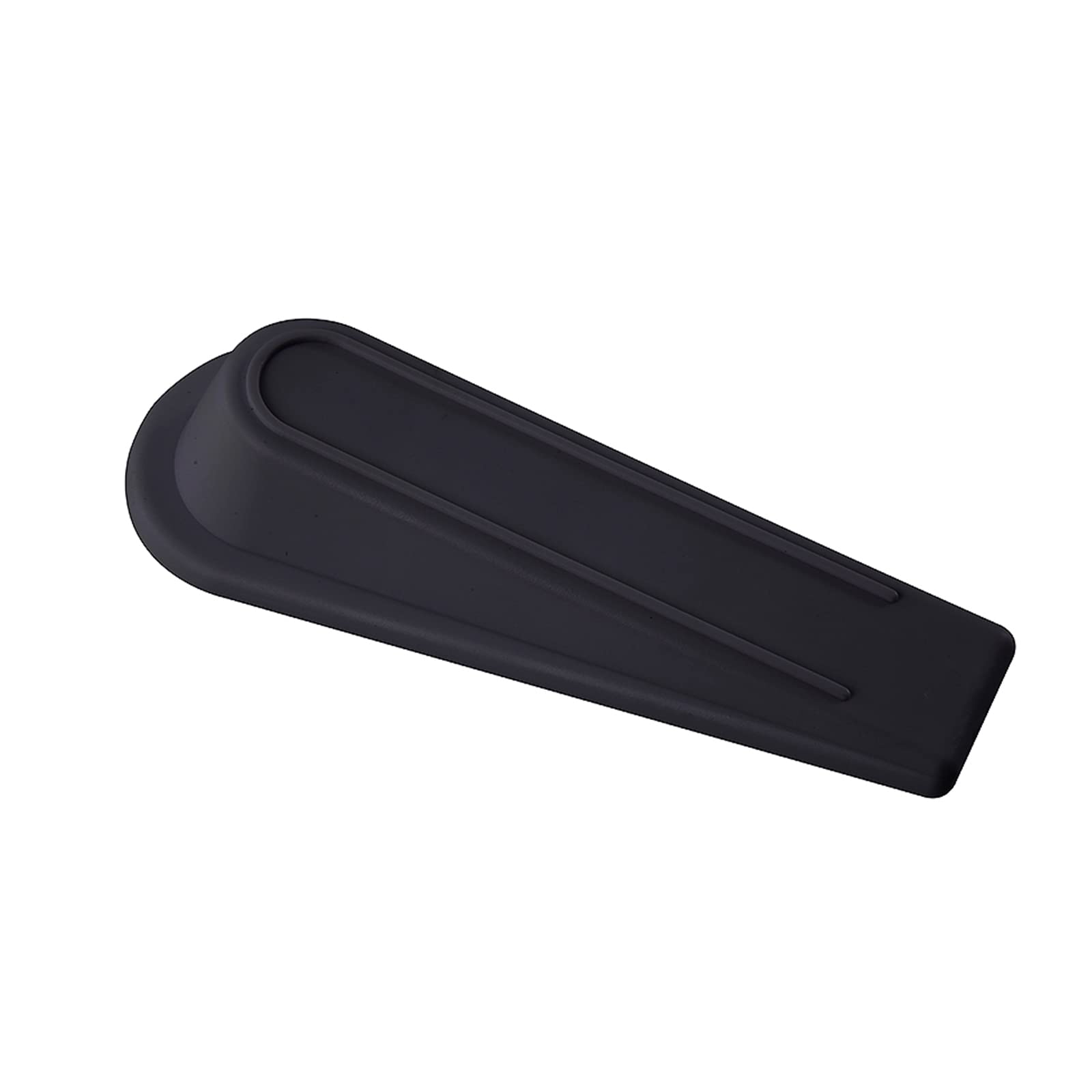FASTENER TREE 3 Pack Non-Slip Rubber Door Wedge Stopper, Heavy Duty Door Stop 1" High White