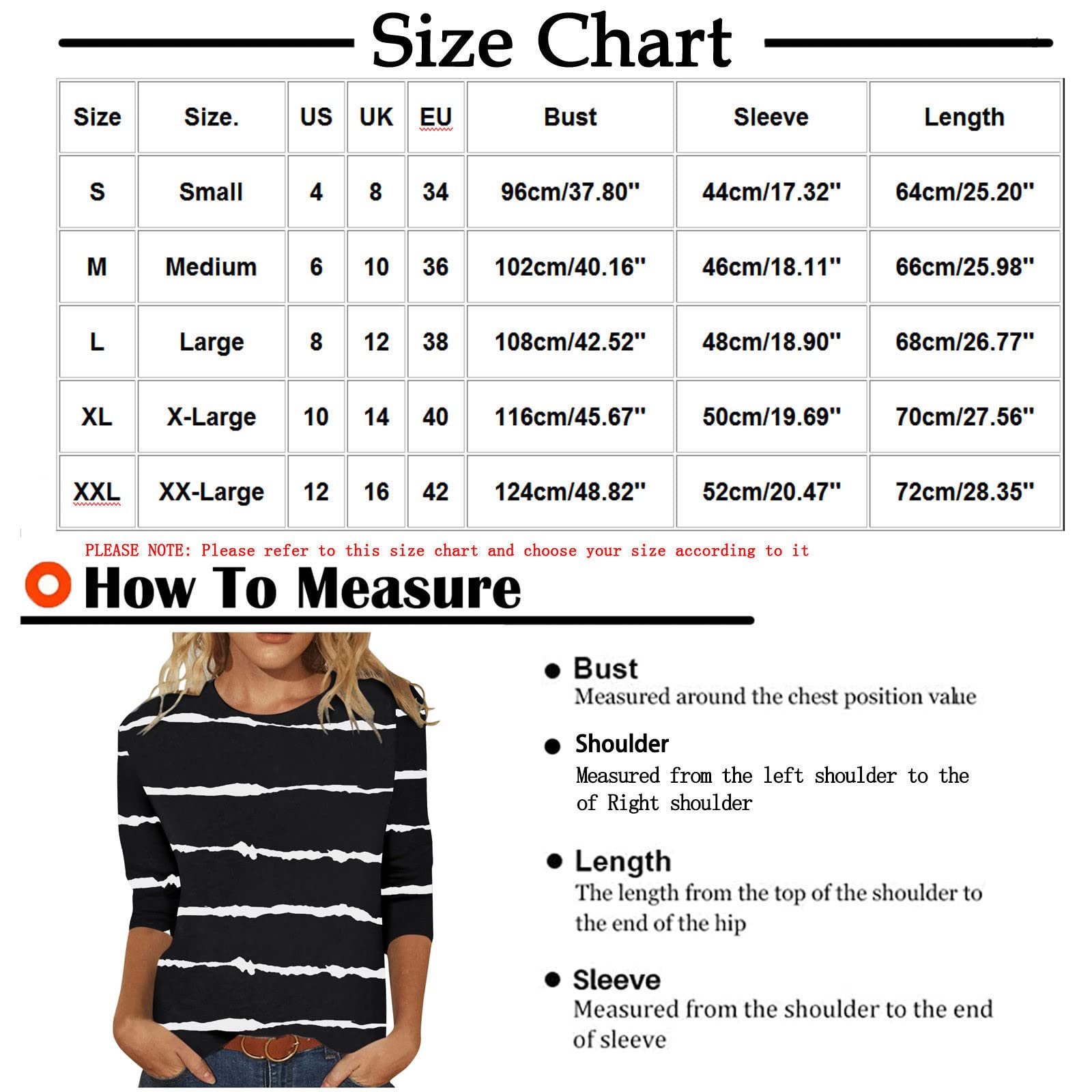 Amazon Coupons & Promo Codes for Prime Members Women Striped Shirts 3/4 Sleeved Tops Round Neck Pullovers Tops Fall Summer Comfy T Shirts Blouses Sweatshirts