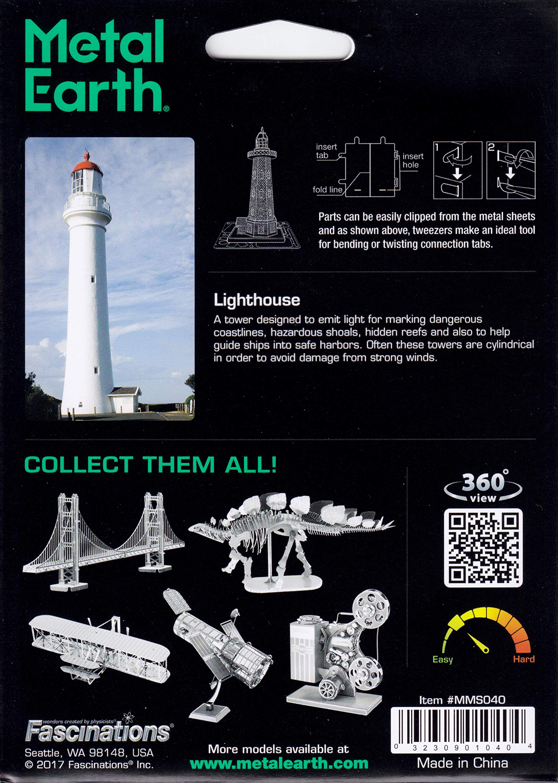 Metal Earth Lighthouse 3D Metal Model Kit Fascinations