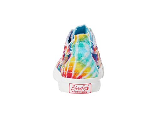 Blowfish Malibu Girls Play-k Sneaker, Rainbow Tie Dye, 2 Little Kid US
