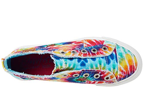 Blowfish Malibu Girls Play-k Sneaker, Rainbow Tie Dye, 2 Little Kid US