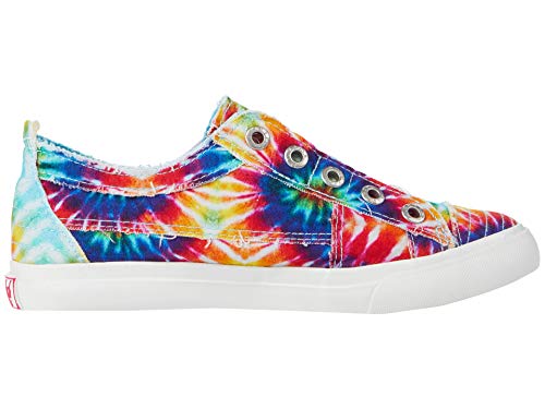 Blowfish Malibu Girls Play-k Sneaker, Rainbow Tie Dye, 2 Little Kid US
