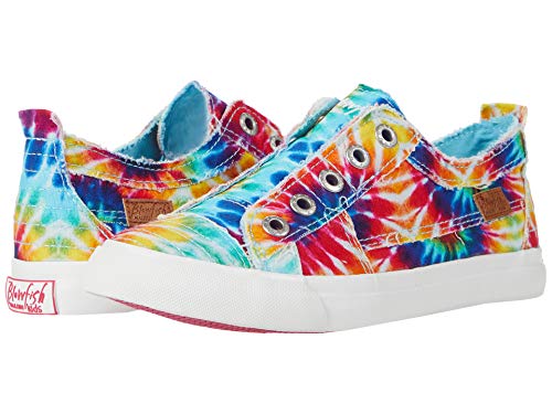 Blowfish Malibu Girls Play-k Sneaker, Rainbow Tie Dye, 2 Little Kid US