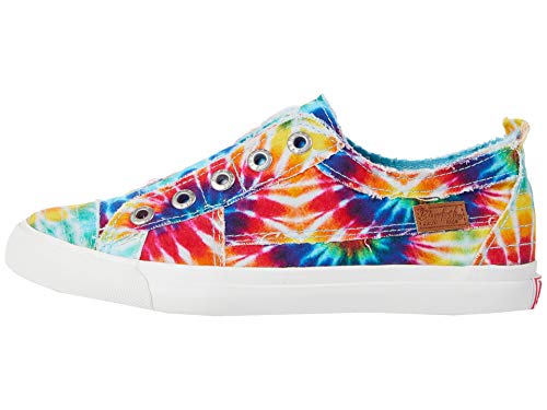 Blowfish Malibu Girls Play-k Sneaker, Rainbow Tie Dye, 2 Little Kid US