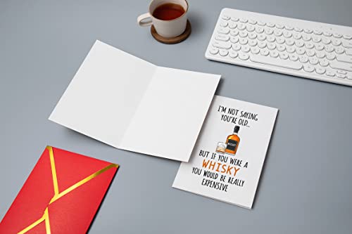 30th 40th 50th 60th Birthday Card for Women Men - Funny Bday Greeting Card for Friend Brother Son, Gag Card Gifts for Him