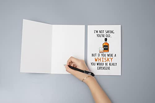 30th 40th 50th 60th Birthday Card for Women Men - Funny Bday Greeting Card for Friend Brother Son, Gag Card Gifts for Him