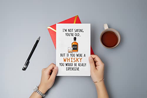 30th 40th 50th 60th Birthday Card for Women Men - Funny Bday Greeting Card for Friend Brother Son, Gag Card Gifts for Him