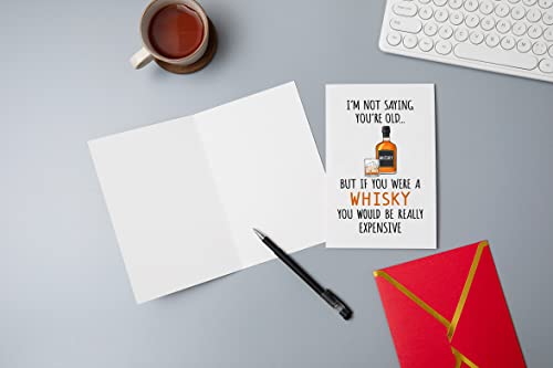 30th 40th 50th 60th Birthday Card for Women Men - Funny Bday Greeting Card for Friend Brother Son, Gag Card Gifts for Him