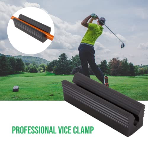 Wedge Guys Rubber Vise Clamp for Golf Club Repair Regripping Reshafting Refinishing Custom Refurbishment & Replacement – Snugly Protects All Golf Club Shafts, Wedges Irons Drivers Putters & More