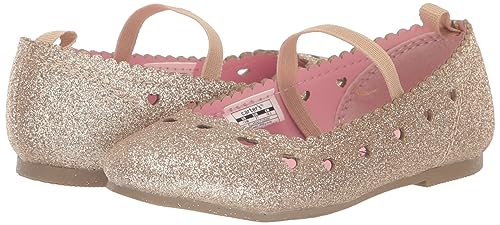 Carter's Ellaria Dress Shoe, Gold, 2 US Unisex Big Kid