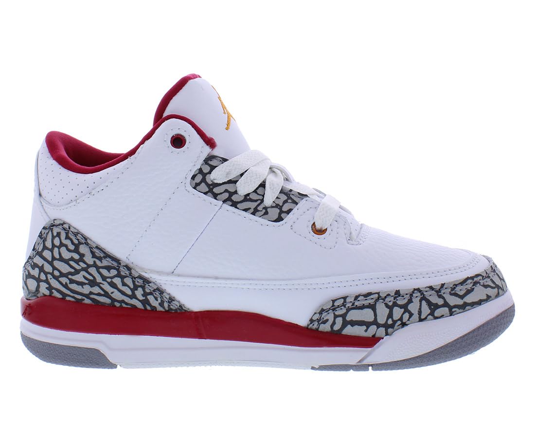 Jordan Preschool Air Jordan 3 PS 429487 126 Cardinal - Size 2.5Y