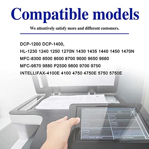 2 Pack Compatible TN6300 Toner Cartridge Replacement for Brother DCP-1200 HL-1250 1270N 1435 1440 1450 1470N MFC-8600 8700 9700 9800 9880 IntelliFax-4100 4750e 5750e Printer,Sold by HOBBYUNION