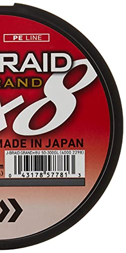 J-BRAID GRAND 8X 300YDS FILLER SPOOL GRAY LIGHT