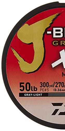 J-BRAID GRAND 8X 300YDS FILLER SPOOL GRAY LIGHT