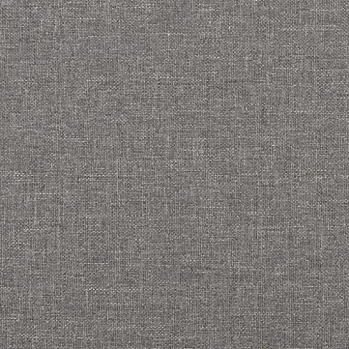 vidaXL 3-Seater Sofa Light Gray 70.9" Fabric