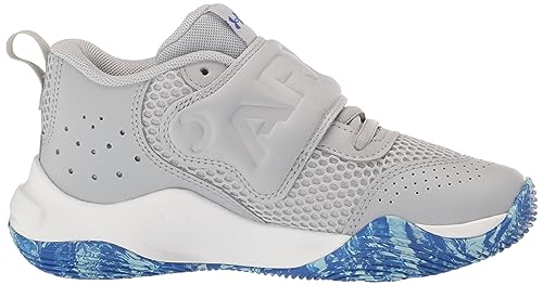 Under Armour Unisex Pre School Zone Basketball 2, (102) Mod Gray/Midnight Navy/Team Royal, 2, US