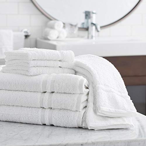 Member's Mark Commercial Hospitality Wash Cloth, White, Set of 24