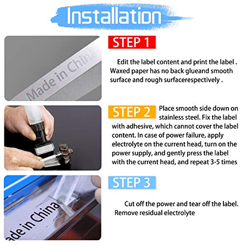 SuperInk 3 Pack Replacement Compatible for Brother P-Touch STE Label Tape STe-141 ST-141 STe141 ST141 Black on Clear Mobile Stencil Tape PT-D450 PT-E500 PT-D600 Label Printer (3/4"x 9.8'',18mm x3m)