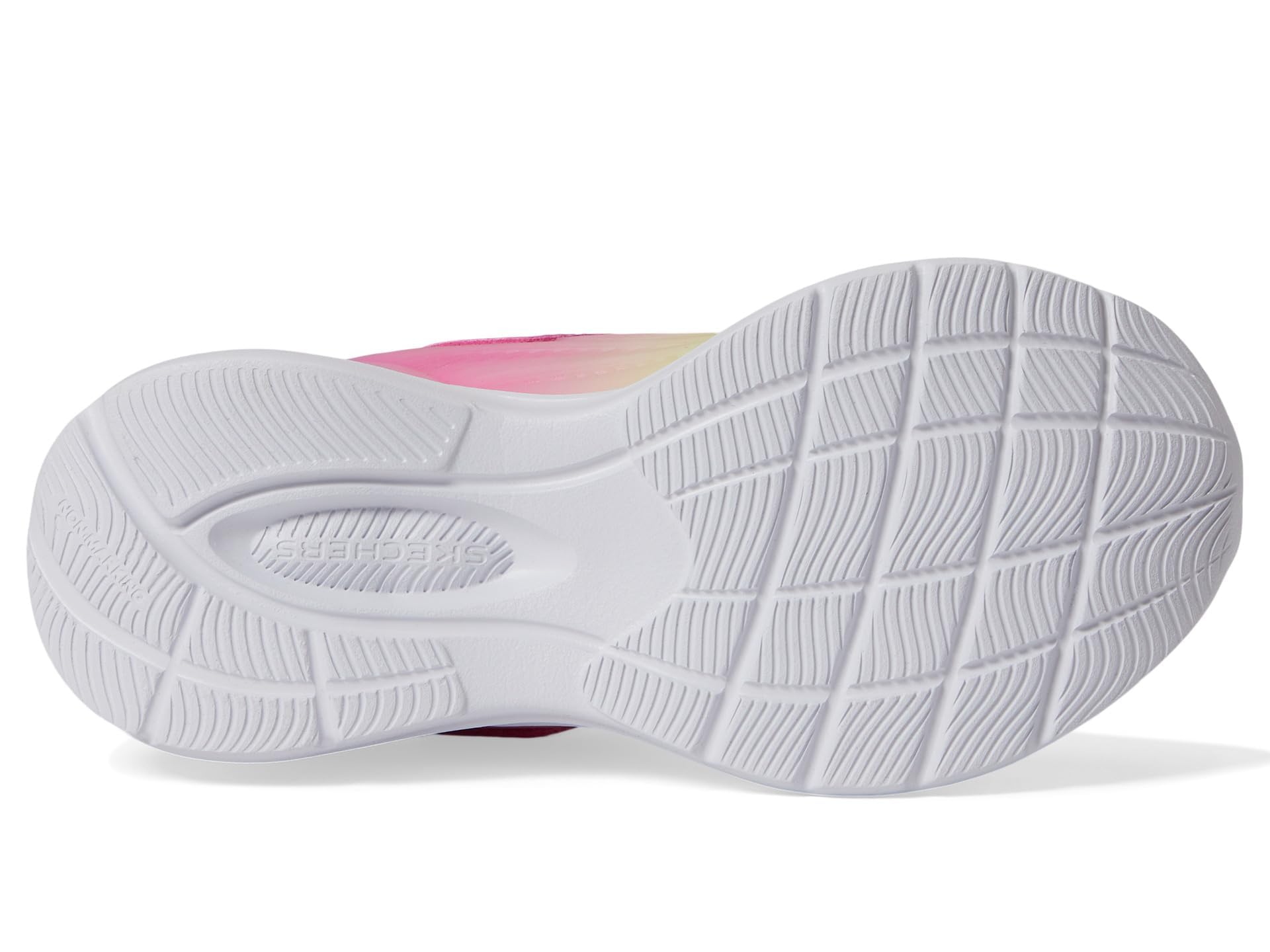Skechers Girls Jumpsters 2.0-Blurred Dream Sneaker, Pink/Multi, 2 Little Kid