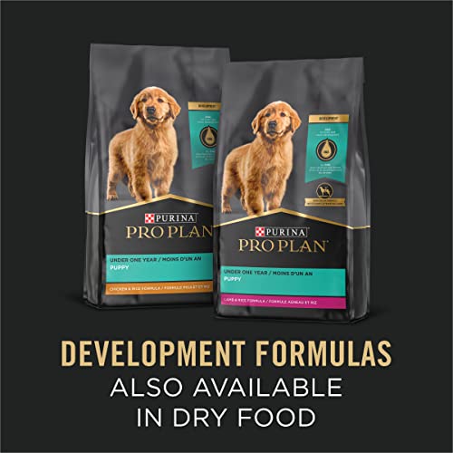 Purina Pro Plan High Protein Puppy Food Pate, Chicken and Brown Rice Entree - (12) 13 oz. Cans