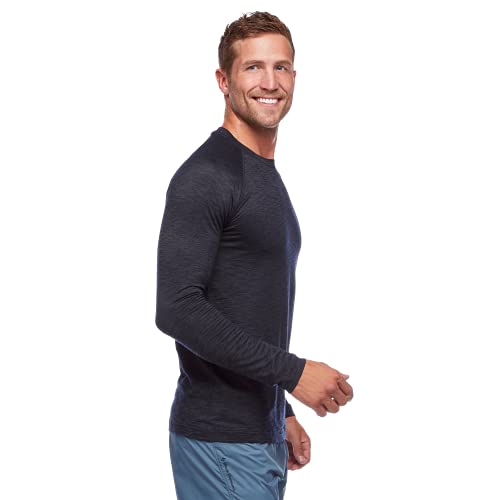 Black Diamond Mens Rhythm Short Sleeve Tee Shirt, Black, Medium
