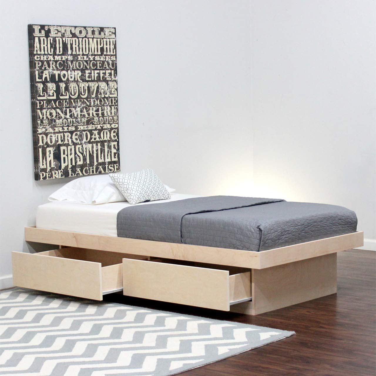 Edge Supply Birch Wood Veneer Sheet Rotary, 24" x 96", Peel and Stick, “A” Grade Veneer Face, Easy Application with 3M Self Adhesive Birch Wood Veneer Sheet, Veneer Sheets for Restoration of Furniture