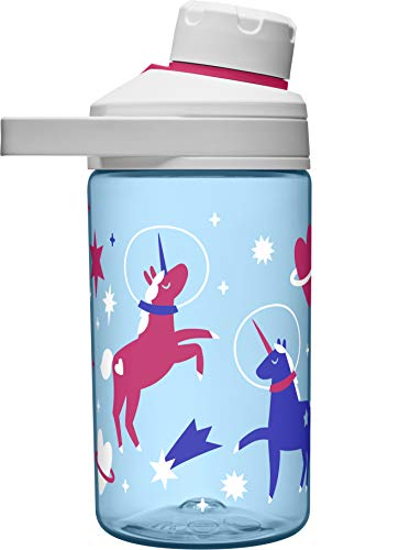 CamelBak Chute Mag Kids BPA Free Water Bottle with Tritan Renew, 14oz, Space Unicorns