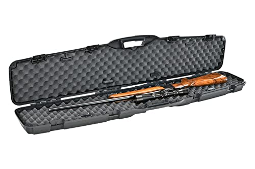 Plano Pro-Max Series Single Scoped Rifle Case with PillarLock, Black, Hard Shell Rifle Case, Crush-Proof Protection for Firearms and Firearm Accessories
