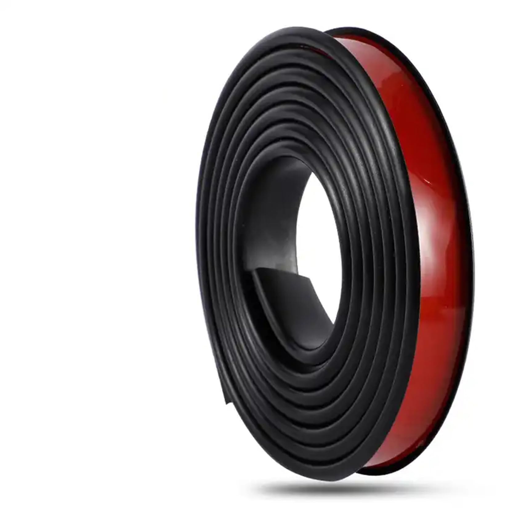 Qiveno U-Shape Edge Banding, 13ft Self Adhesive Veneer Edging Trim, Black