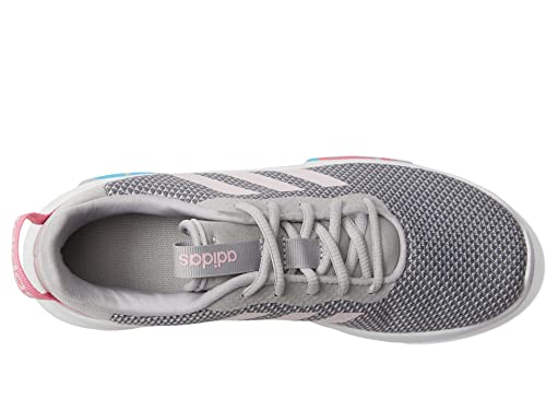 adidas Racer TR 2.0 Running Shoe, Grey/Clear Pink/Rose Tone, 2 US Unisex Little Kid