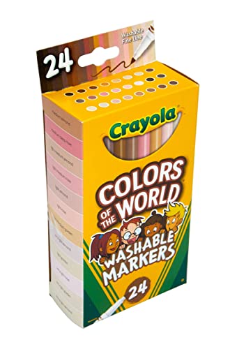 Crayola Colors of the World Markers 24 Count
